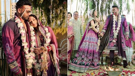 Divya Agarwal Apurva Padgaonkar Wedding See First Photos Of The Pheras