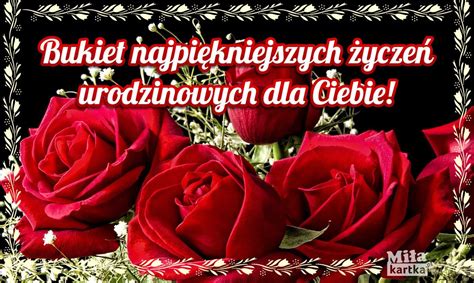 Kartki urodzinowe Bukiet najpiękniejszych życzeń kartka urodziny