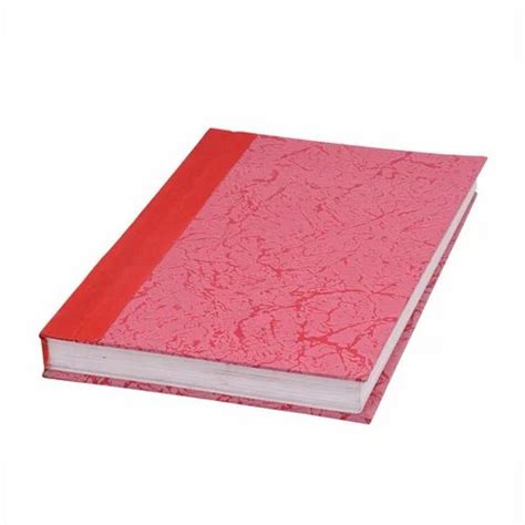 Hard Bound Single Line A4 Perfect Binding Cardboard Notebook For