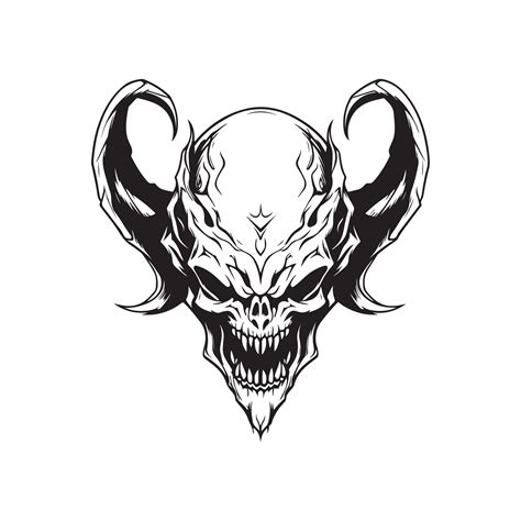 Skull Tattoo Design Vector 34898124 Vector Art At Vecteezy