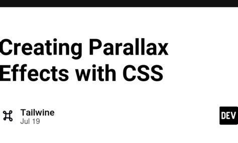 ایجاد افکت های Parallax با Css
