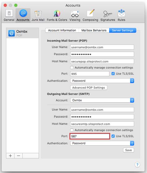 Configure Apple Mail Mac Mail Hostway Help Center