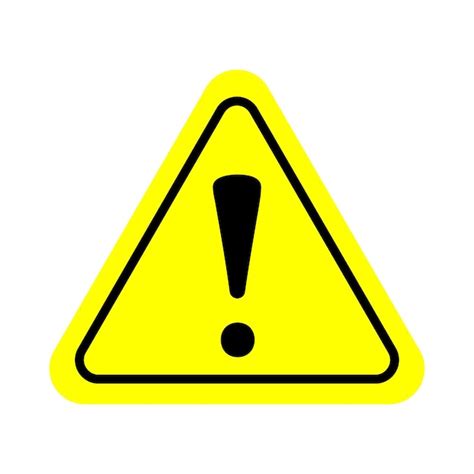 Señal De Advertencia Icono De Alerta Señal De Atención De Advertencia