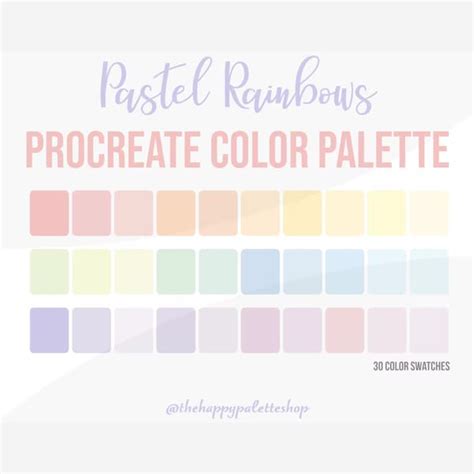 Procreate Color Palette Etsy