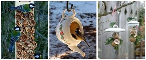 Простые кормушки для птиц своими руками из подручных материалов
