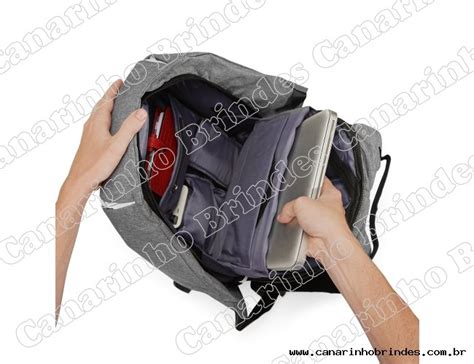 Mochila Anti Furto Usb Personalizada