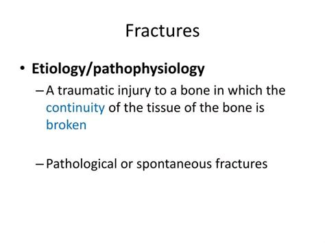 Ppt Fractures Powerpoint Presentation Free Download Id3073803