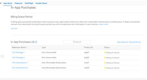 Javascript React Native Invalid Product ID In In App Purchases