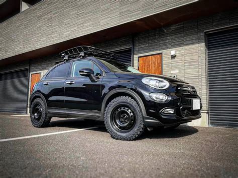 Lifted Fiat 500x With Off Road Mods And Yokohama Mt Wheels