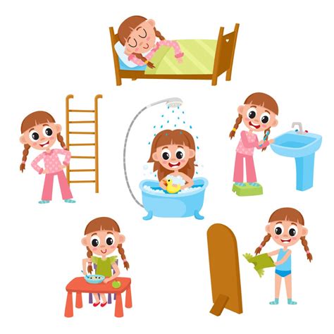 Daily Routine In Spanish Vocabulary Including Reflexive Verbs