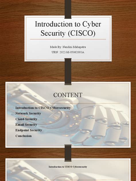 Introduction To Cyber Security Cisco Ppt Slides Pdf Computer
