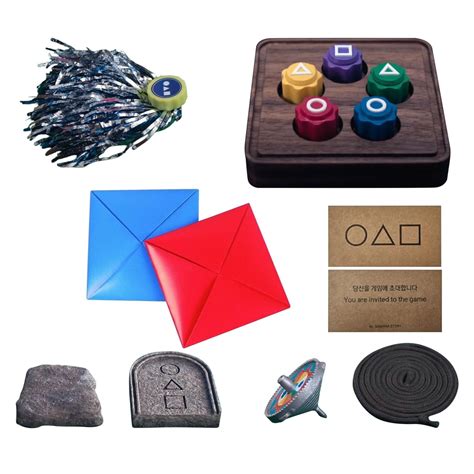 Ddakji Game Korean Traditional Games Squid Game Korean Folk Game Set Ultimate Escape Room Puzzle