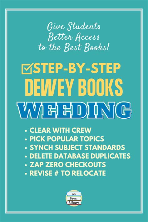 Weeding Dewey Books A 6 Step Plan For School Librarians Looking
