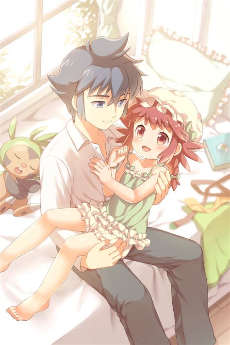 Chespin Alain And Mairin Pokemon And 2 More Drawn By Porocha Danbooru