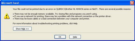 Printing Issue From Excel 2003 Software Spiceworks Community