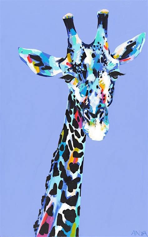 I Feel It Becoming Me Canvas Print Canvas Prints Giraffe Painting
