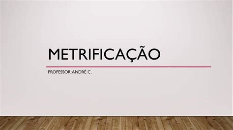 Aula 3 1º Ano Metrificação Professor André C Literatura YouTube