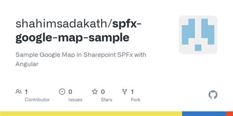 Github Shahimsadakath Spfx Google Map Sample Sample Google Map In
