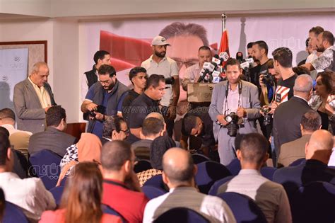 بدء مؤتمر حملة فريد زهران لعرض ملامح برنامجه الانتخابي صور