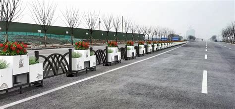 户外不锈钢铁艺花箱护栏花盆组合隔断市政广场商业街移世博光电景观灯 站酷zcool