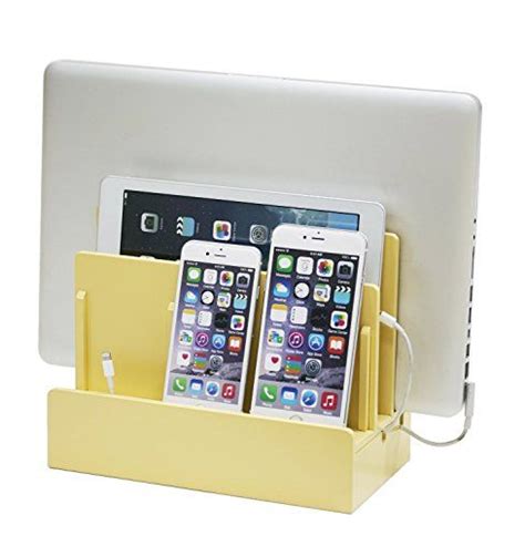 G U S Multi Device Charging Station Dock Organizer Multiple Finishes Available For Laptops