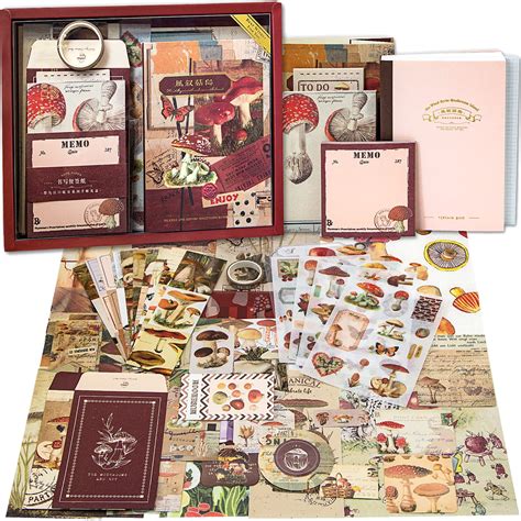 Aromoty Aesthetic Scrapbook Kit Vintage Scrapbooking