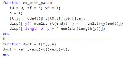 Solved A Modify The Function Ex With Eqs To Solve The Chegg Com