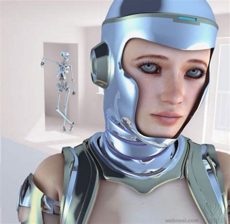 Robot Sci Fi Cg Character By Eliane 9