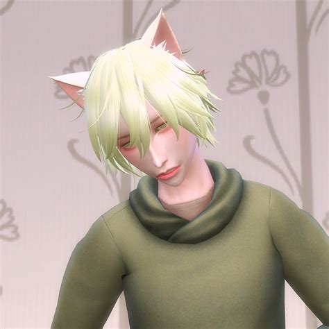 Ears Cat Cc Sims 4 Vêtements Par Hergest