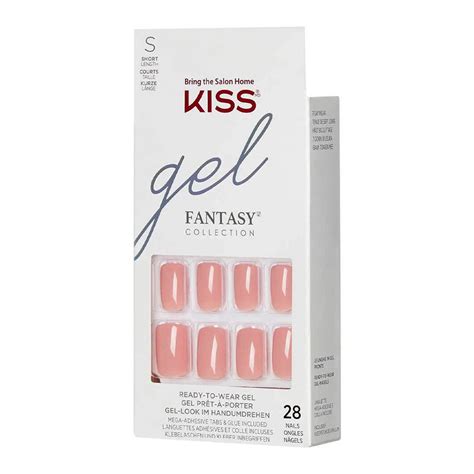 Kiss Gel Fantasy Ready To Wear Gel Nails 10 Ea