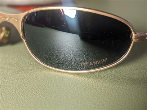 What Model Are These Vintage Gold Oakley Sunglasses The Lens Says