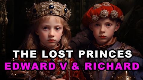 The Princes In The Tower Disappearance Of Edward V And Richard Youtube