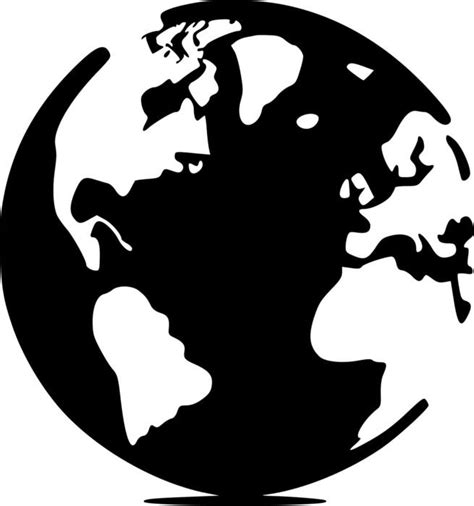 Earth Silhouette Vector Art Icons And Graphics For Free Download