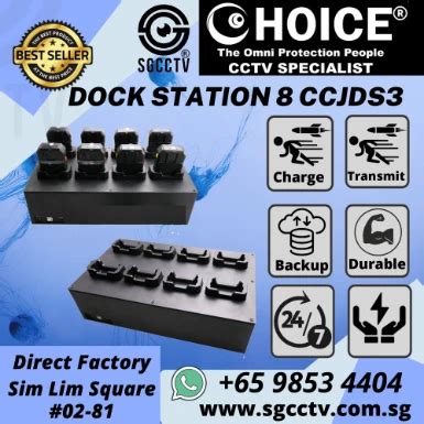 CHOICE Dock Station Charger DSN07 F Body Worn Camera
