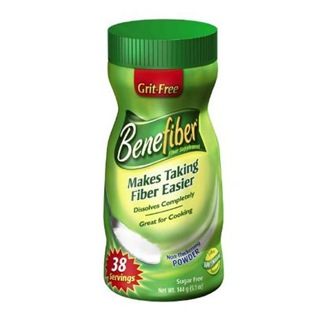 Benefiber Fiber Supplement Sugar Free 38 Powder Servings 54 Oz Each