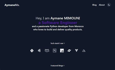 Vcard Portfolio Nuxt Template