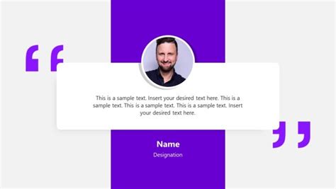 Editable Client Testimonial Presentation Slide SlideModel