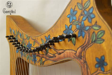 Liara Gorntal 20 Strings C Major Lyre Instrument Etsy