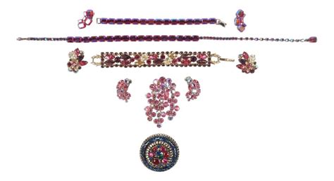 Lot Collection Of Weiss Costume Jewelry