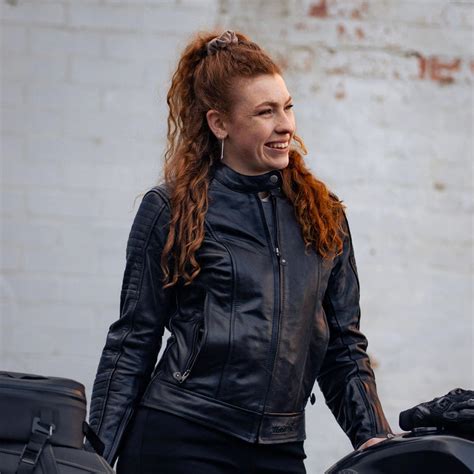 Motogirl Valerie Leather Jacket Peak Moto