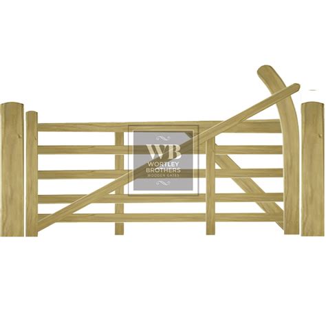 Five Bar Cranked Single Wooden Gater