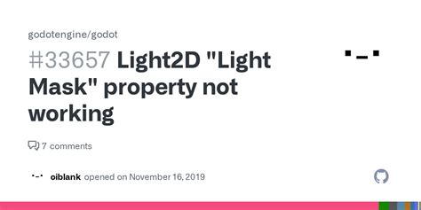 Light2d Light Mask Property Not Working · Issue 33657 · Godotengine