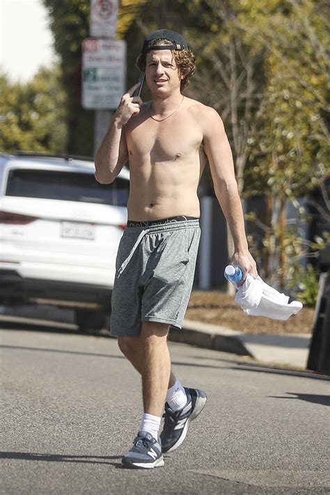 Charlie Puth Shirtless — See Pics Of Singer Leaving The Gym In La