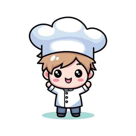 Chef Cute Vector Design Illustration Premium Vector Illustration