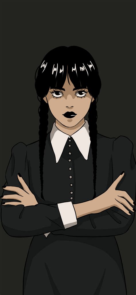 Wednesday Addams Black Wallpapers Wednesday Wallpapers 4k