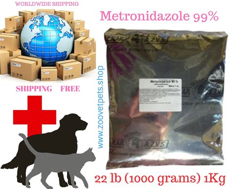 2,2 lb ( 1Kg Metronidazole 99% ) powder Antiprotose agents for cattle ...