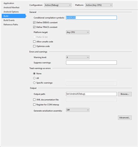 c vs 2015 w xamarin this item does not support previewing stack