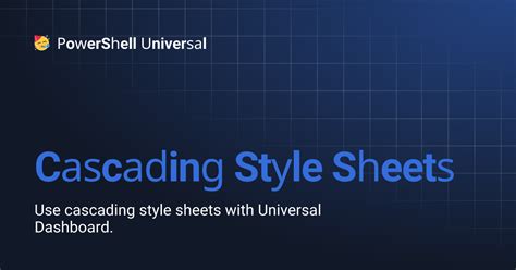 Cascading Style Sheets Powershell Universal