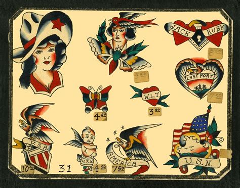 Speedboys 1963 Vintage Traditional Flash Tattoo