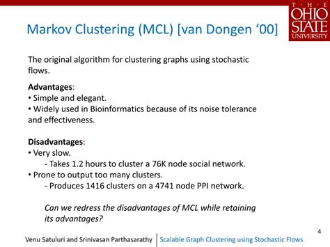 Ppt Scalable Graph Clustering Using Stochastic Flows Applications To